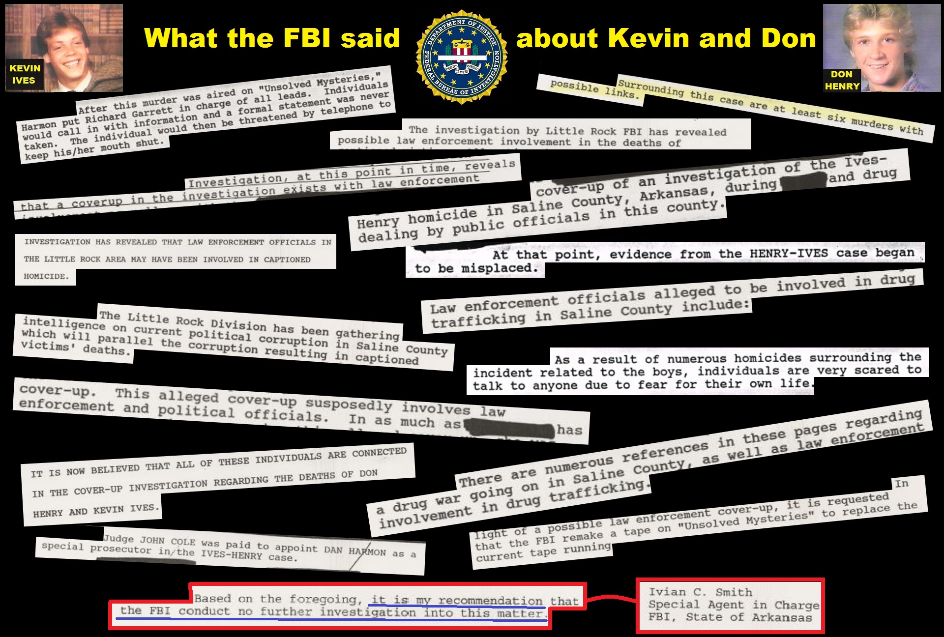 FBI ARKANSAS BUREAU – ID Files